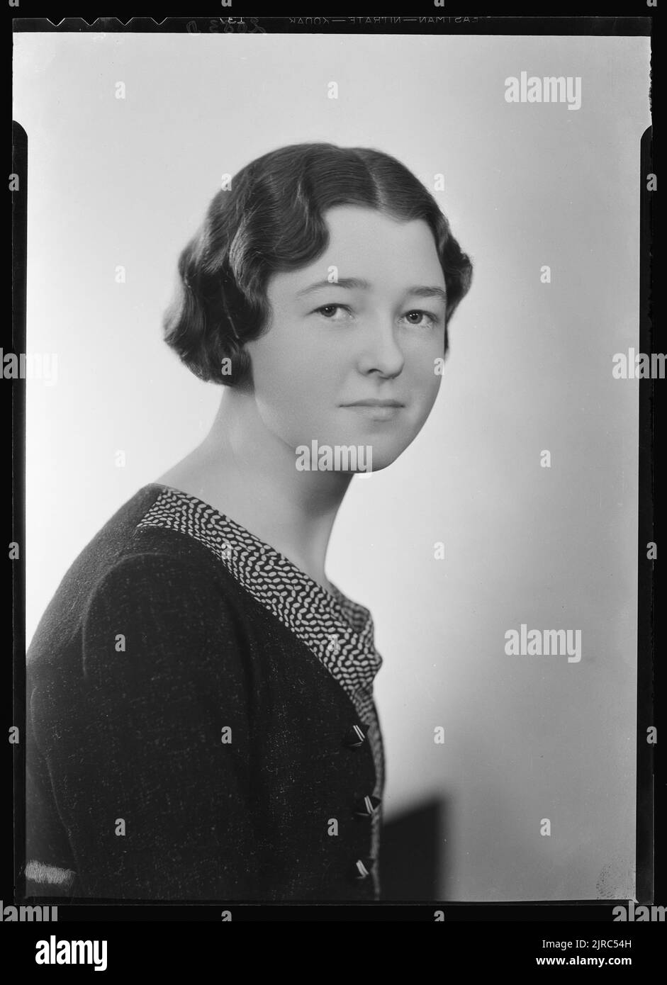 Miss McLay, August 1935, Wellington, by Spencer Digby Studios. Spencer ...