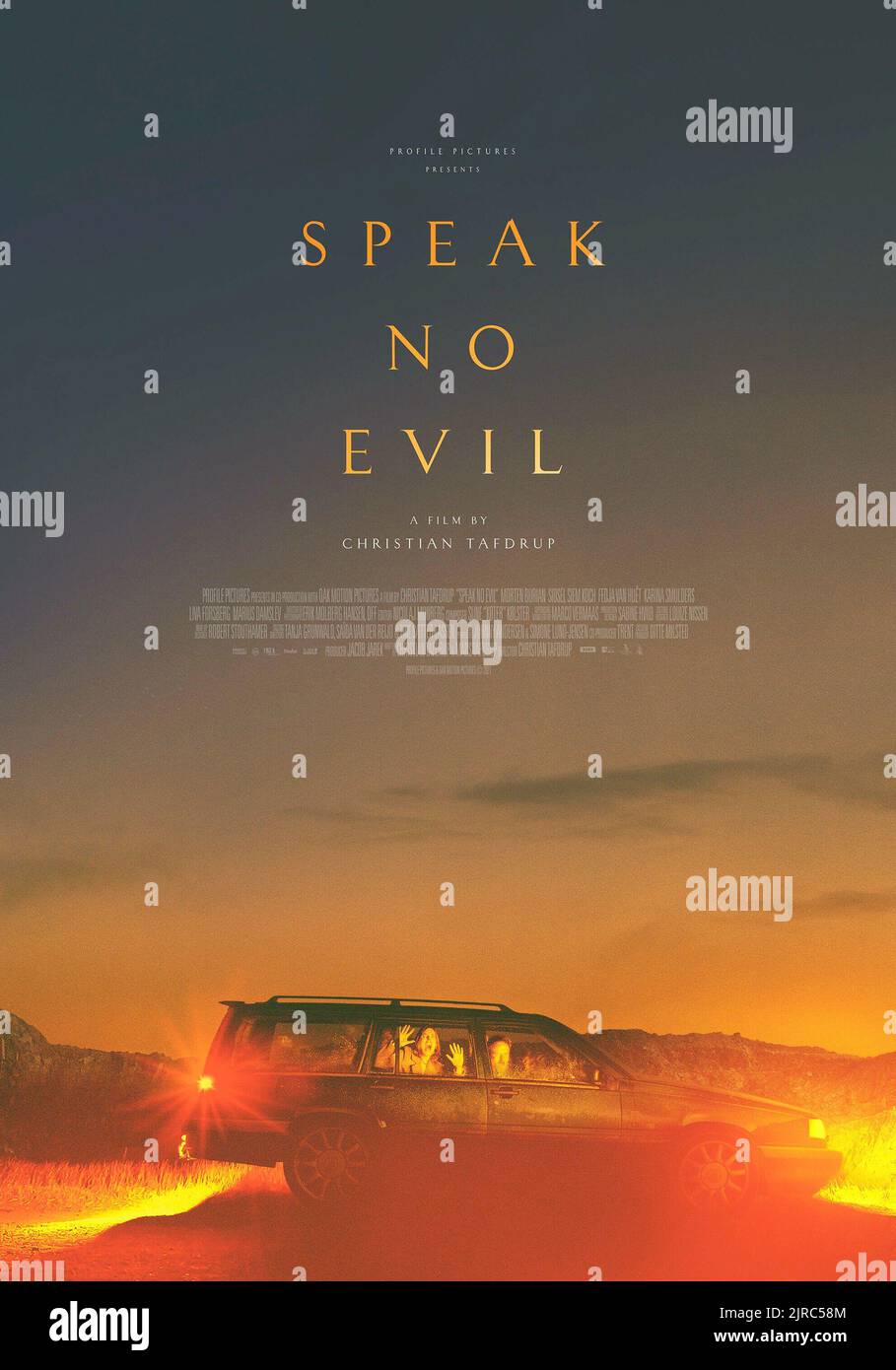 SPEAK NO EVIL, (aka GAESTERNE), US poster, from left: Sidsel Siem Koch ...