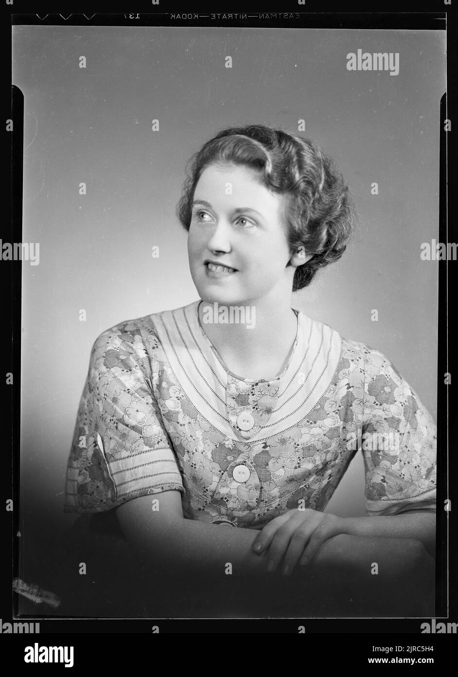 Miss L. Willoughby, November 1935, Wellington, by Spencer Digby Studios ...