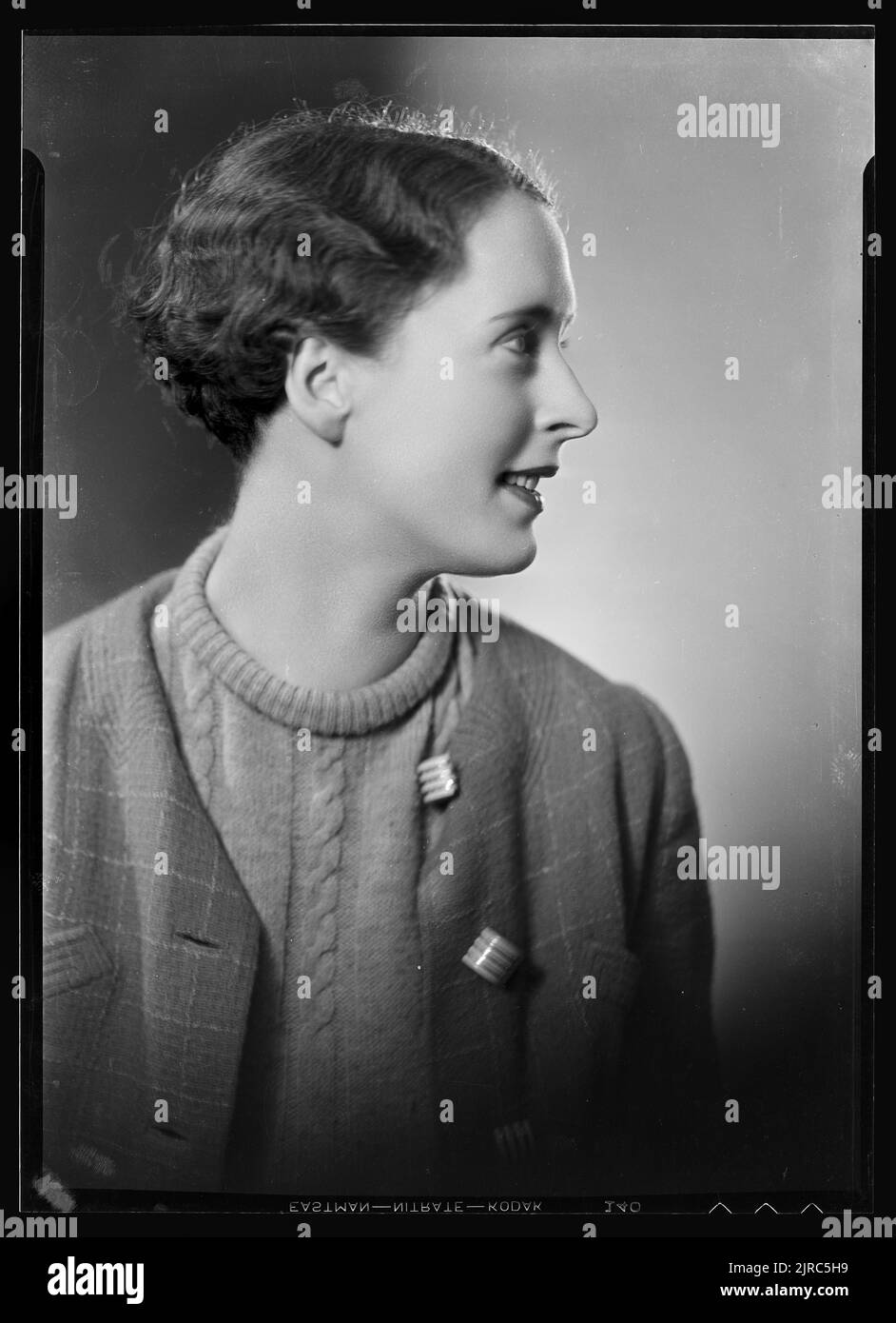 Mrs E. H. Ferguson, December 1935, Wellington, by Spencer Digby Studios ...