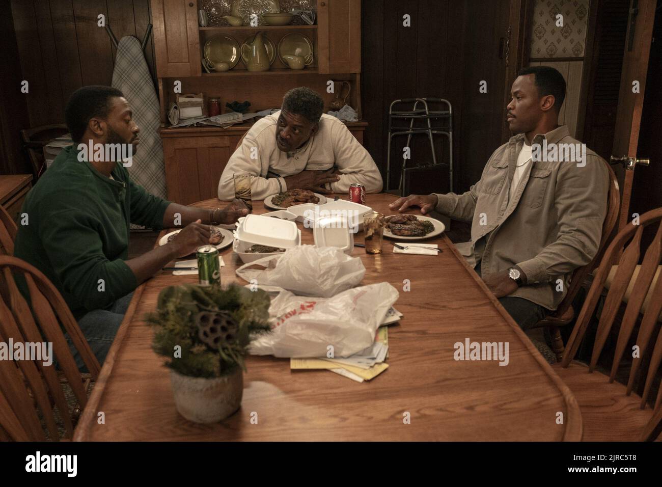 CITY ON A HILL, from left: Aldis Hodge, Ernie Hudson, Charles Brice, A ...