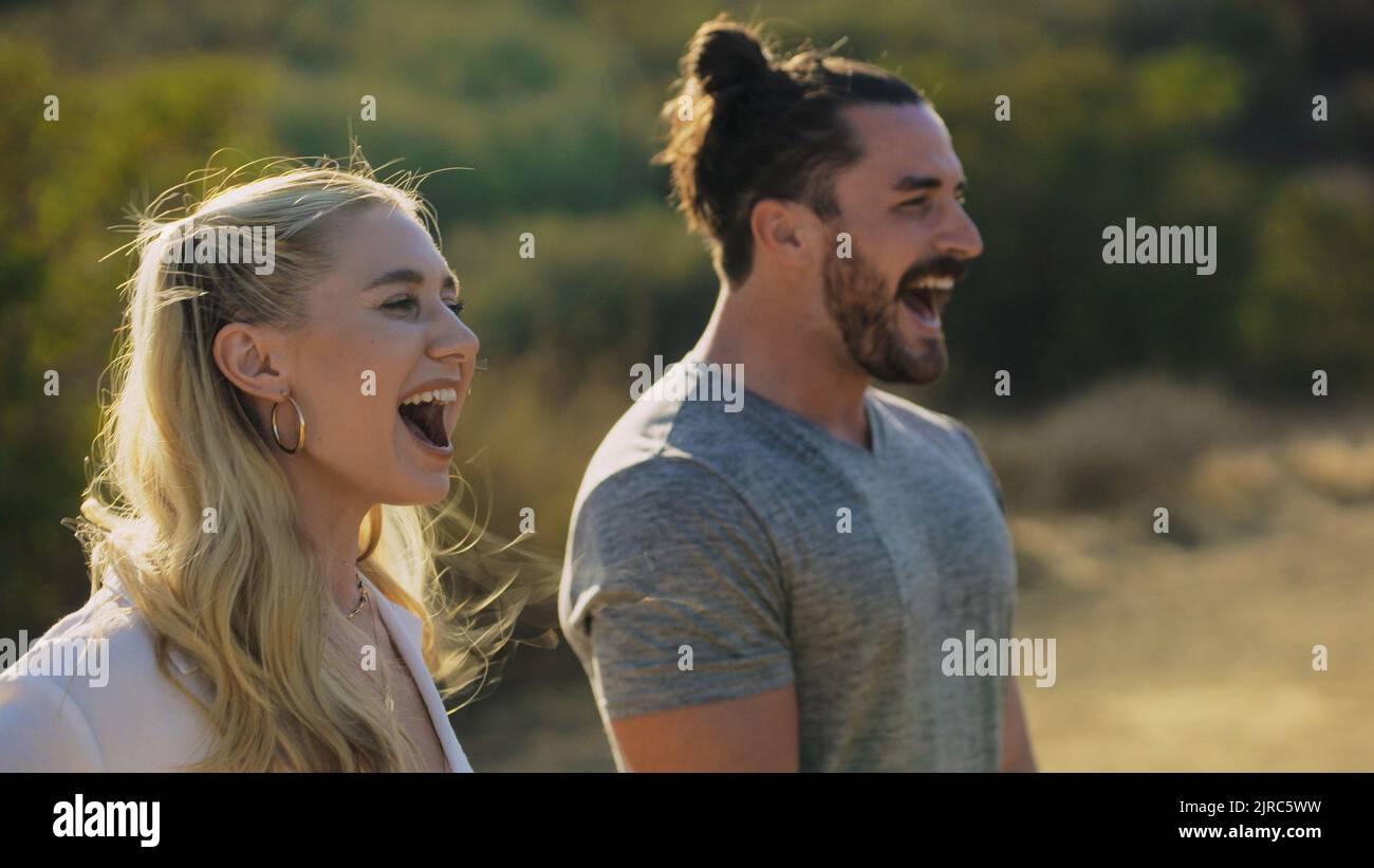 COSMIC LOVE, from left: Yana Orlova (contestant, Aquarius), Connor ...
