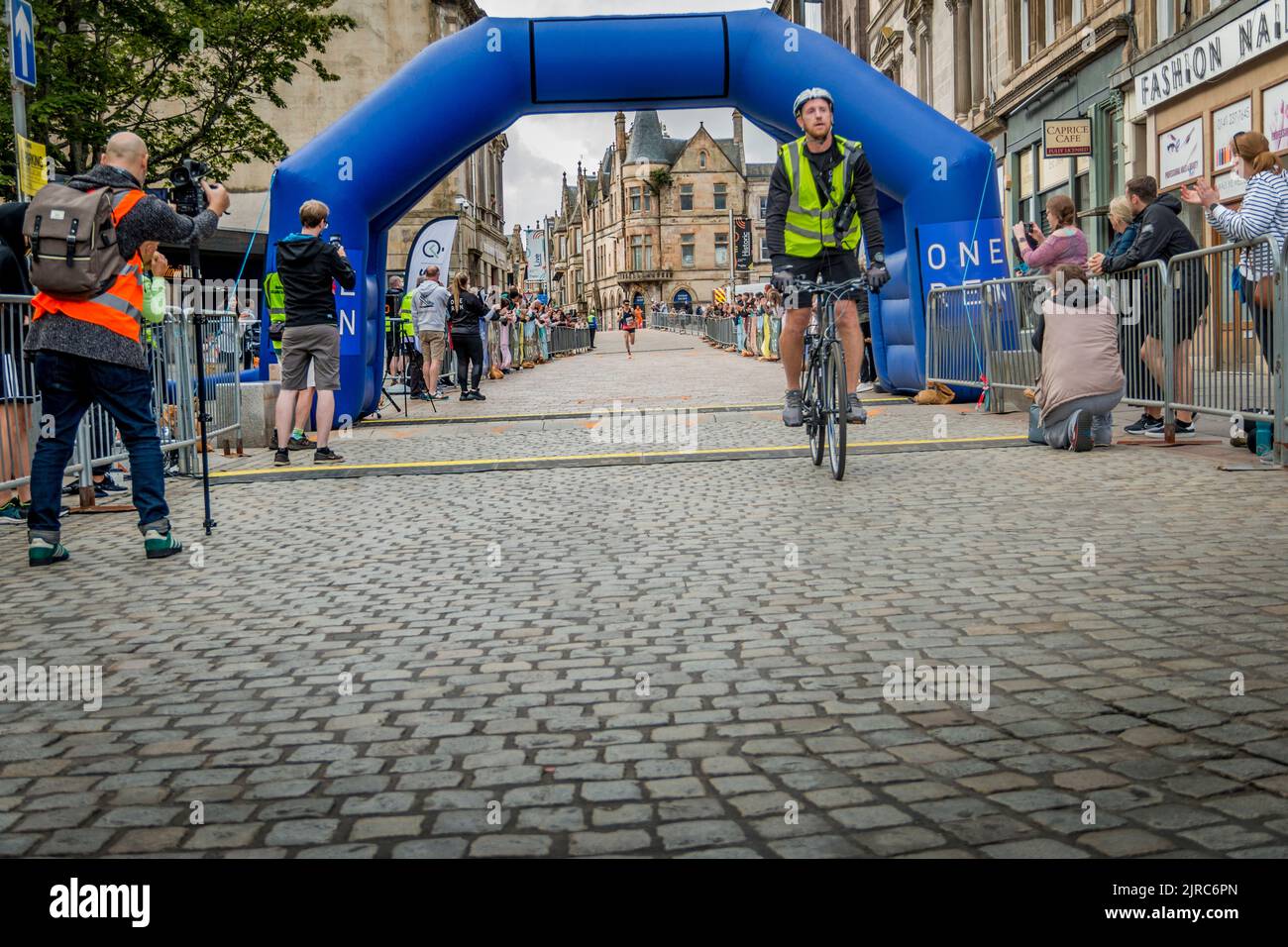 Callum Hawkins British Marathon Runner Paisley 10K Run 2022 Stock Photo ...