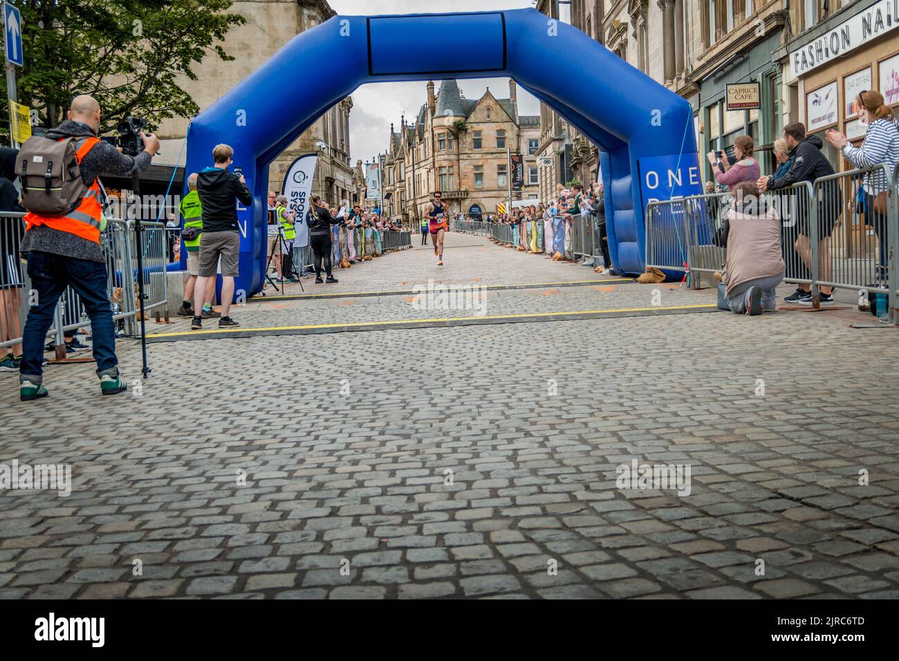 Callum Hawkins British Marathon Runner Paisley 10K Run 2022 Stock Photo ...