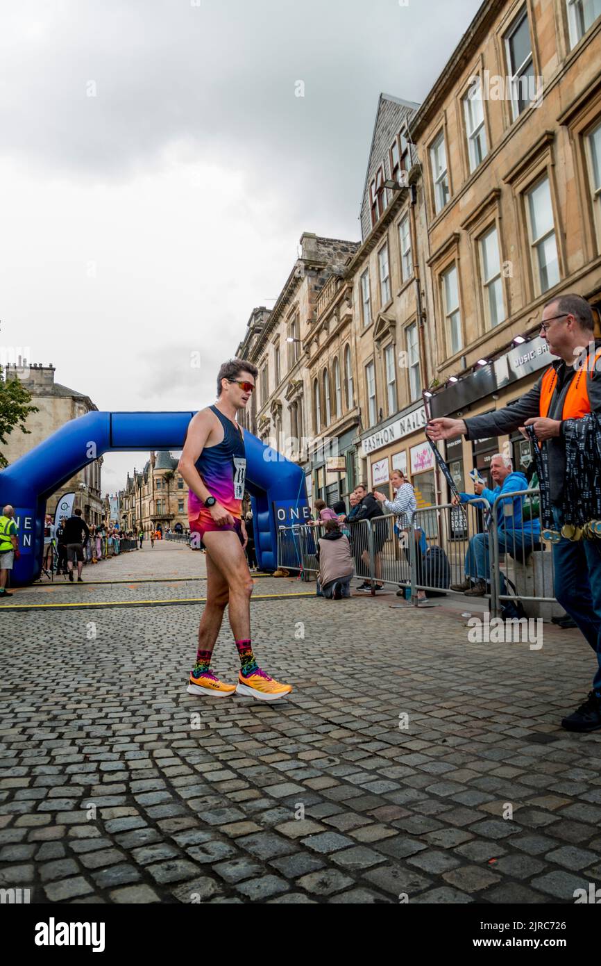 Callum Hawkins British Marathon Runner Paisley 10K Run 2022 Stock Photo ...