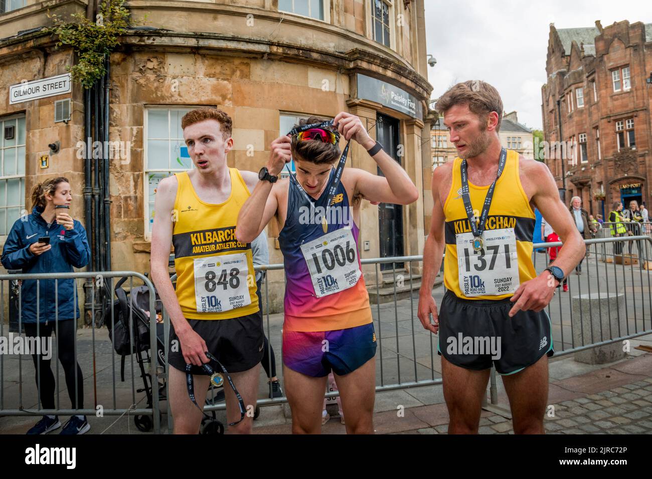 Callum Hawkins British Marathon Runner Paisley 10K Run 2022 Stock Photo ...