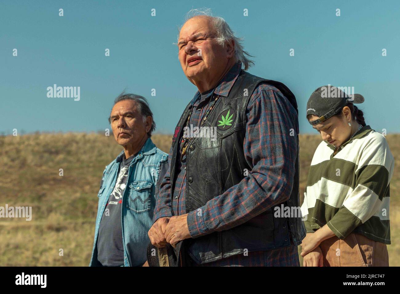 RESERVATION DOGS, from left: Wes Studi, Gary Farmer, Paulina Alexis ...