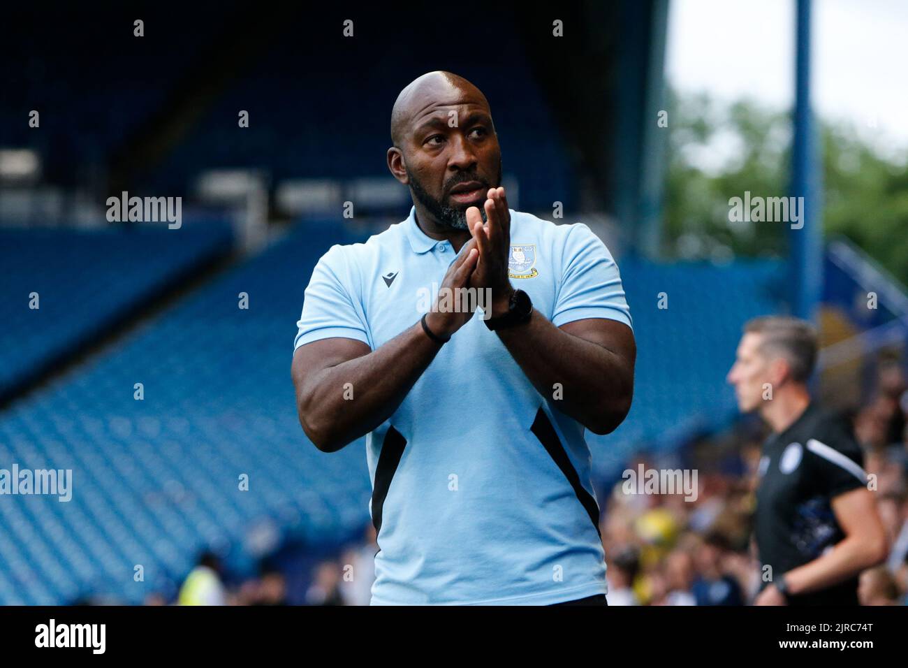 Darren Moore manager of Sheffield Wednesday Stock Photo - Alamy