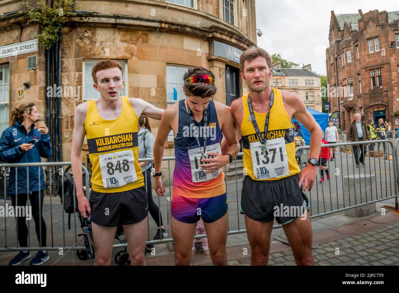 Callum Hawkins British Marathon Runner Paisley 10K Run 2022 Stock Photo ...