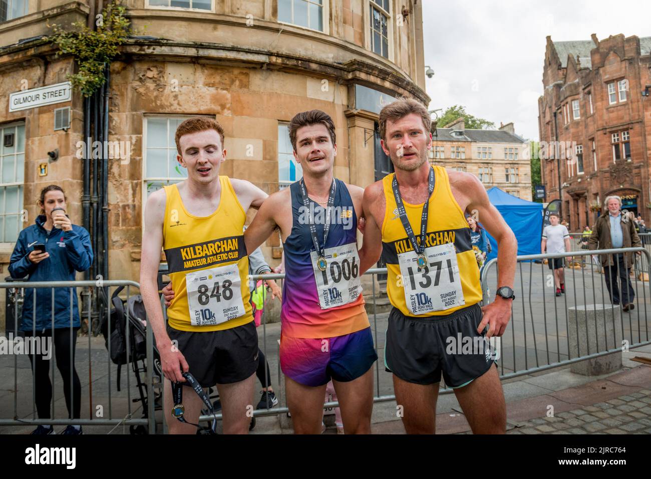 Callum Hawkins British Marathon Runner Paisley 10K Run 2022 Stock Photo ...