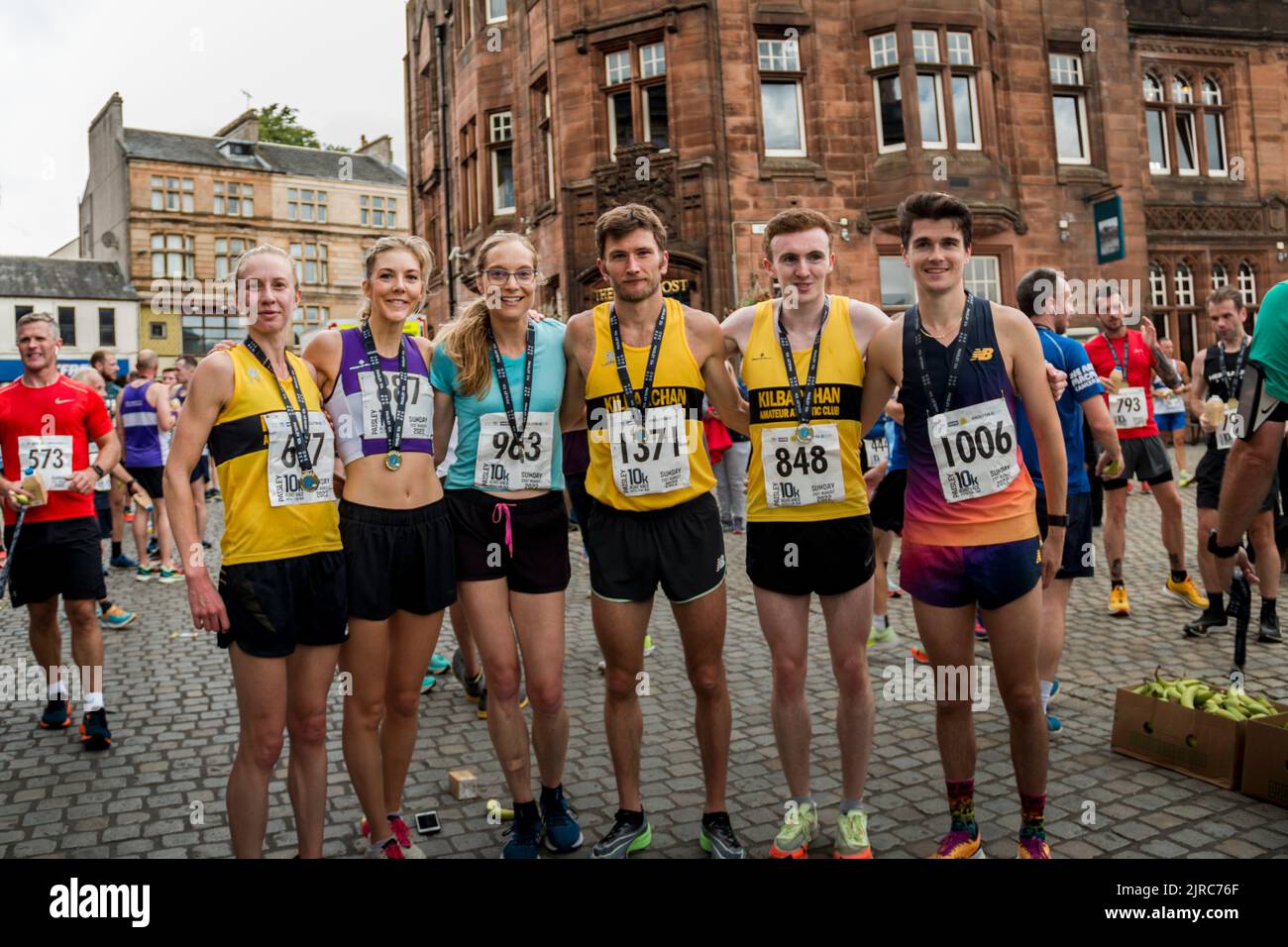 Callum Hawkins British Marathon Runner Paisley 10K Run 2022 Stock Photo ...