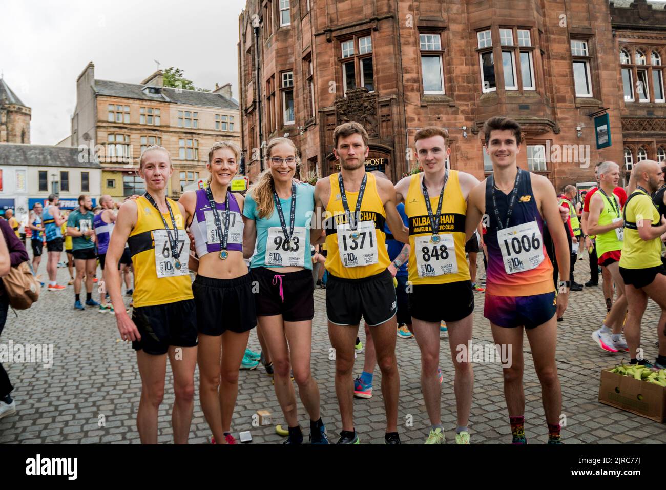 Callum Hawkins British Marathon Runner Paisley 10K Run 2022 Stock Photo ...