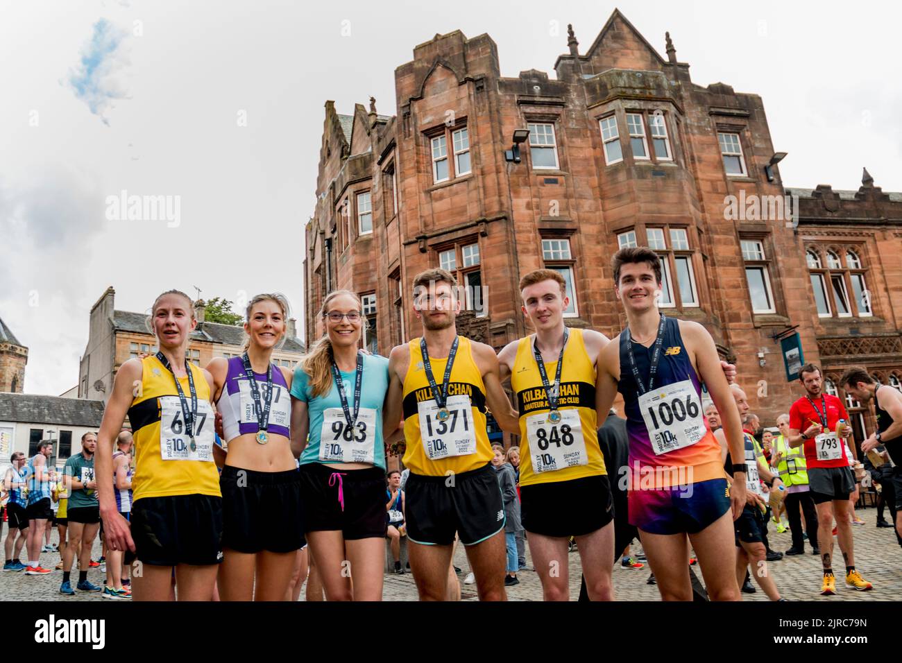 Callum Hawkins British Marathon Runner Paisley 10K Run 2022 Stock Photo ...