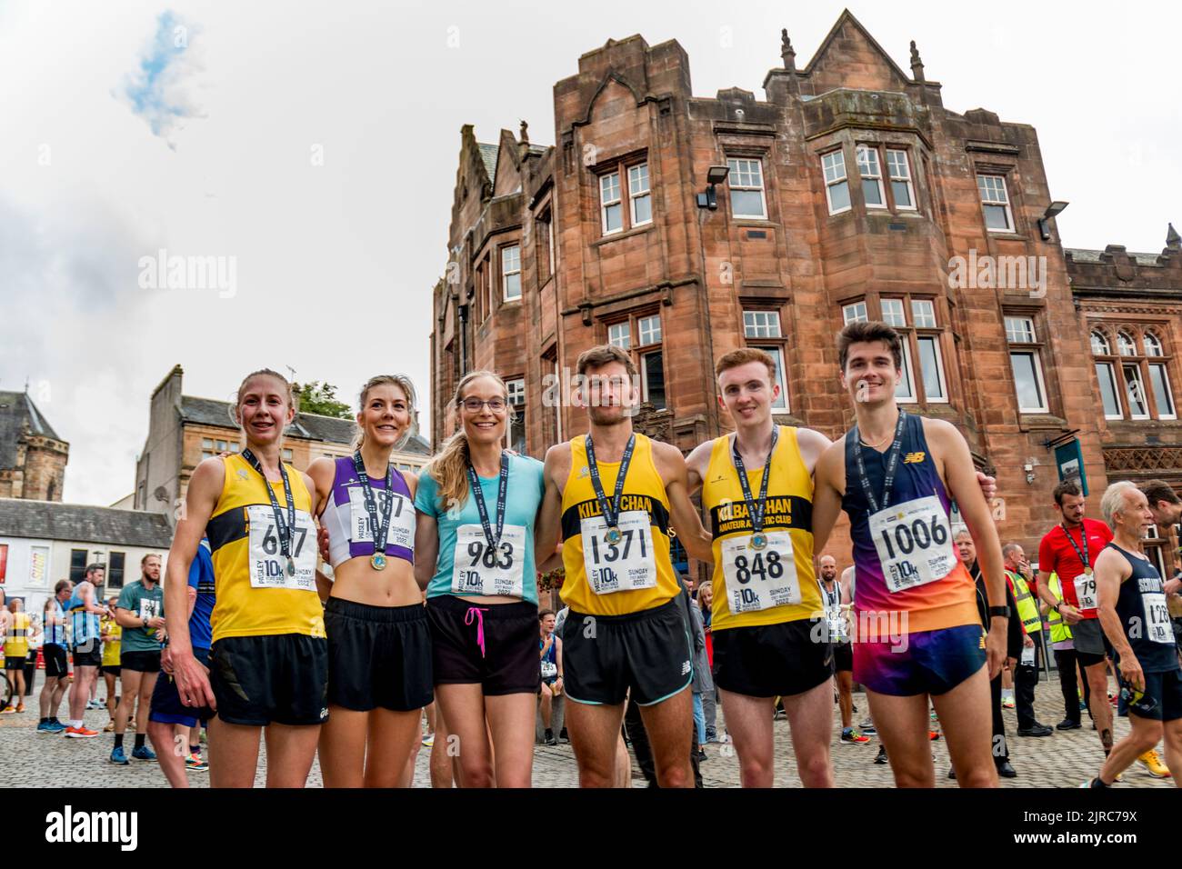 Callum Hawkins British Marathon Runner Paisley 10K Run 2022 Stock Photo ...