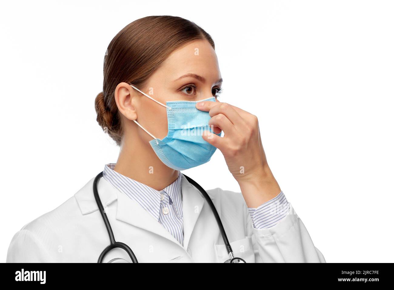 Portrait female therapist wearing medical hi-res stock photography and ...