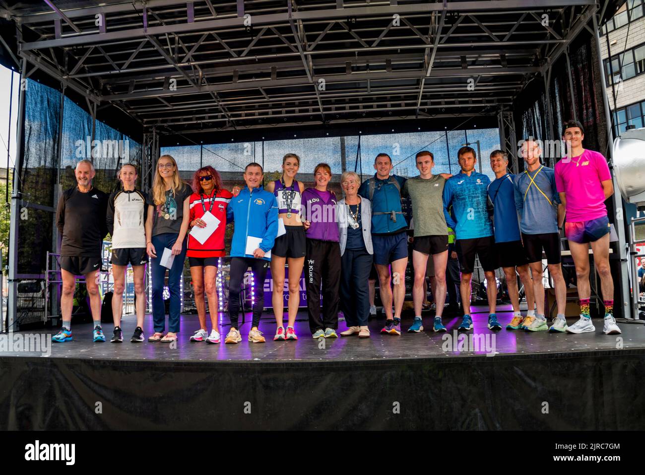 Callum Hawkins British Marathon Runner Paisley 10K Run 2022 Stock Photo ...