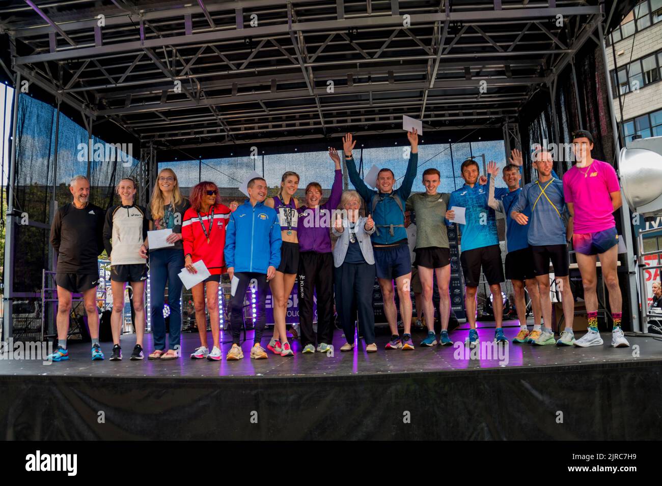 Callum Hawkins British Marathon Runner Paisley 10K Run 2022 Stock Photo ...
