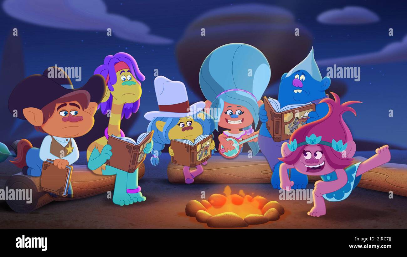 TROLLSTOPIA, (aka TROLLS TOPIA), far left: Gust Tumbleweed (voice: Eric ...