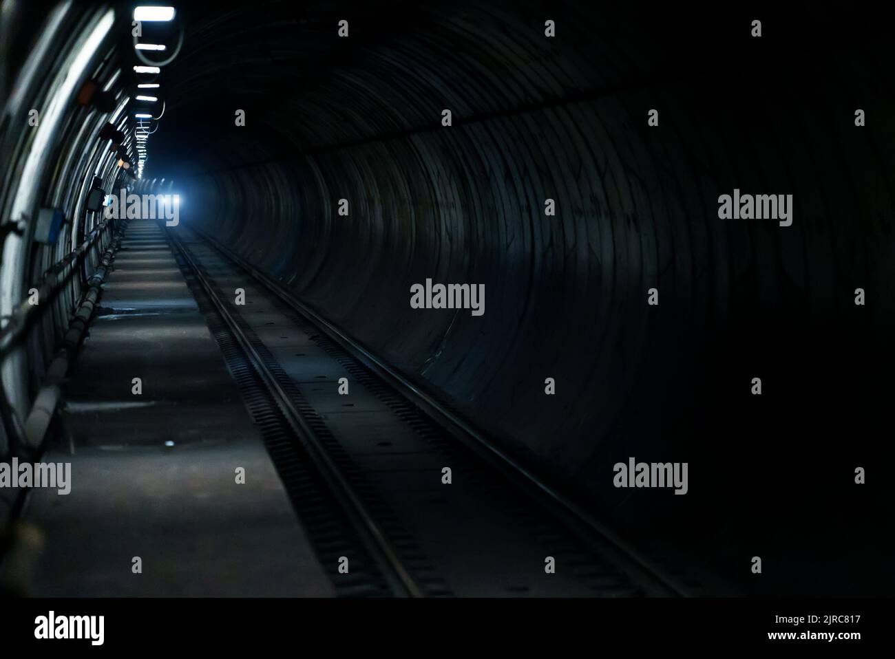 Tunnel in the subway in the city of Naples Stock Photo - Alamy