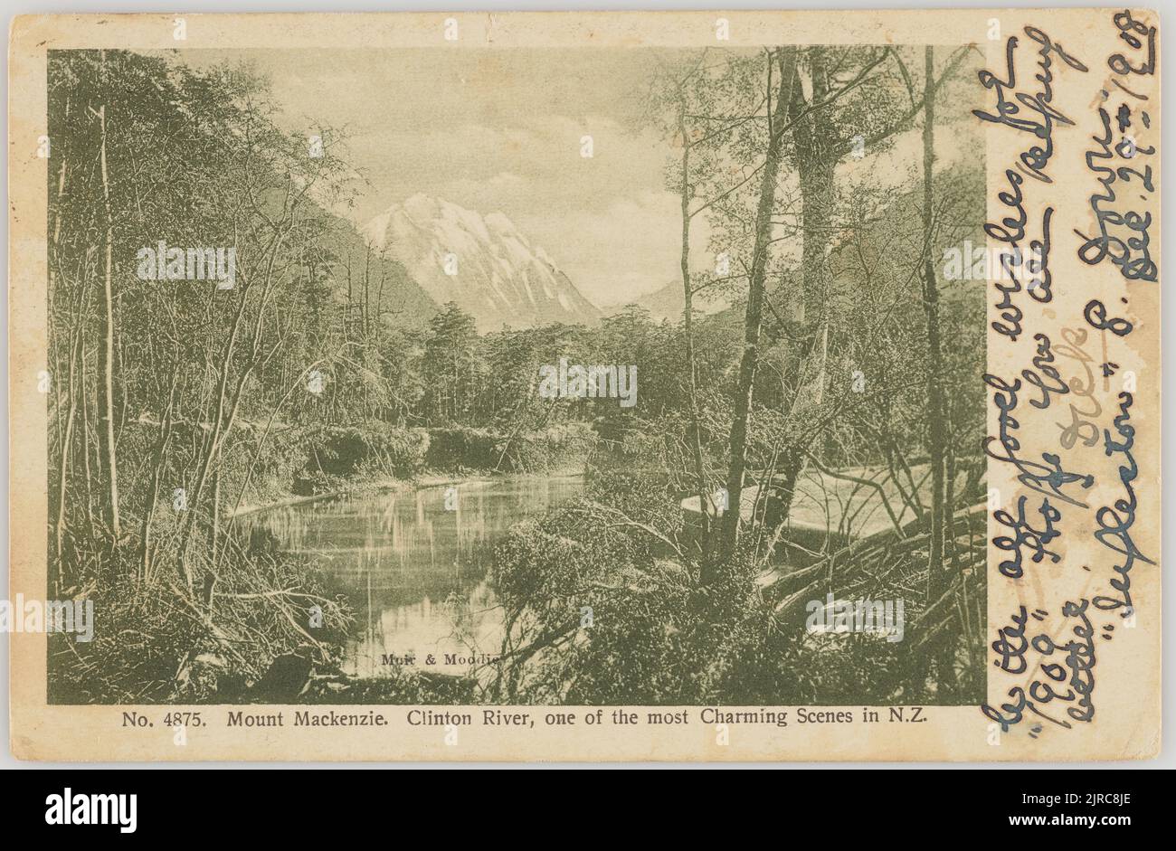 Mount Mackenzie, Clinton River, 1900-1903, Dunedin, by Muir & Moodie ...
