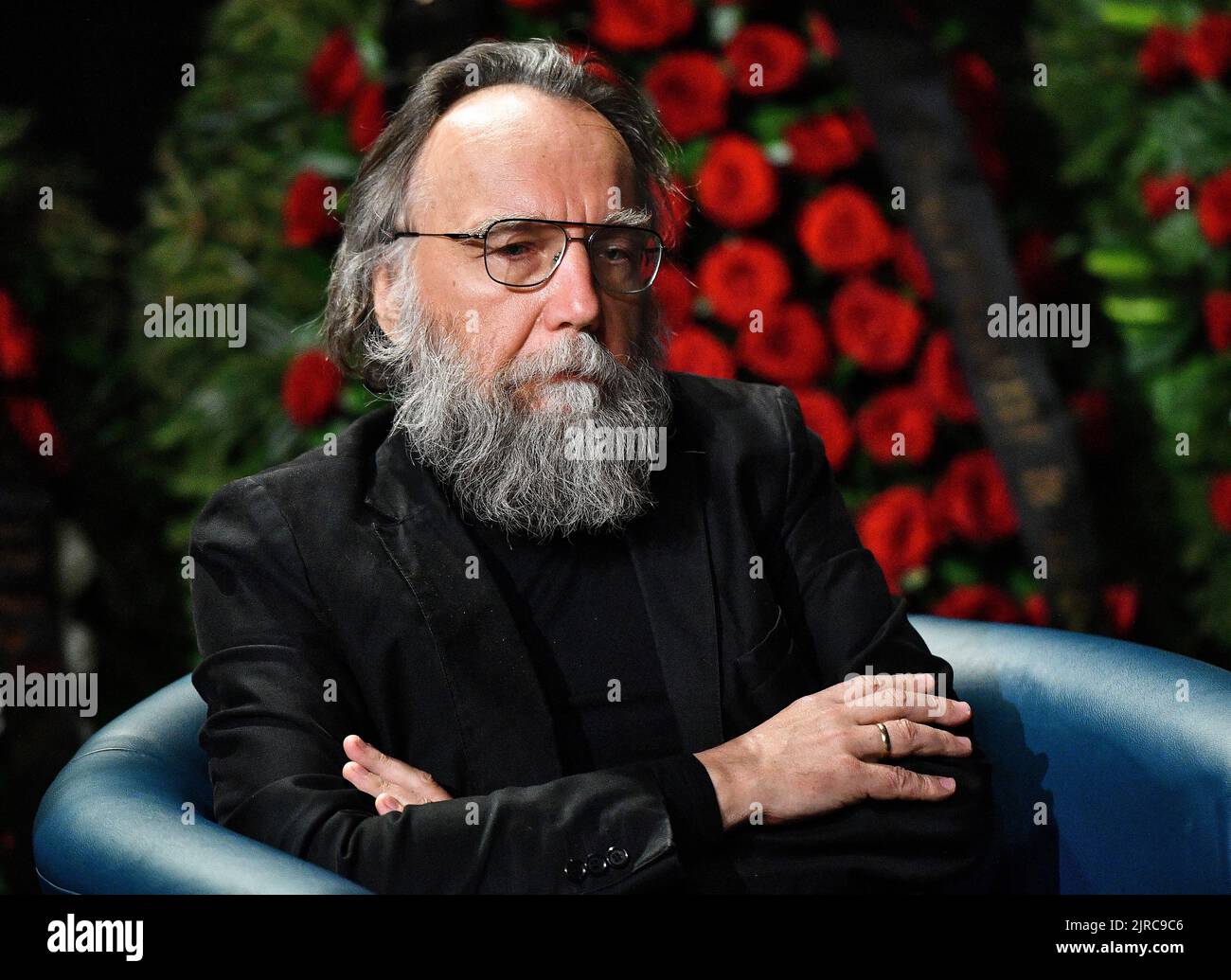 Farewell ceremony for journalist Darya Dugina at the Ostankino ...