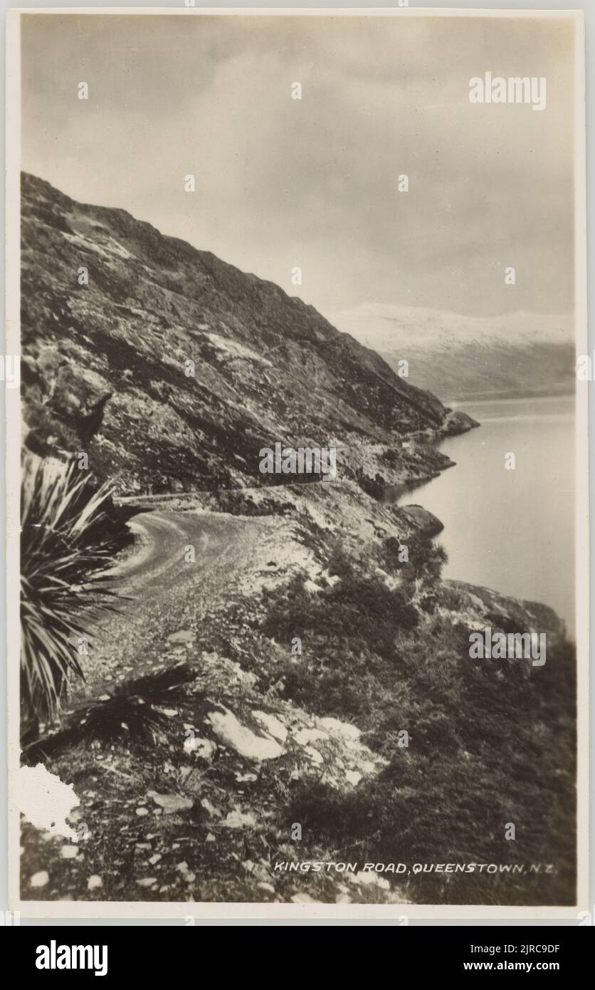 Kingston Road, Queenstown, New Zealand, 1900-1910, Queenstown, by ...