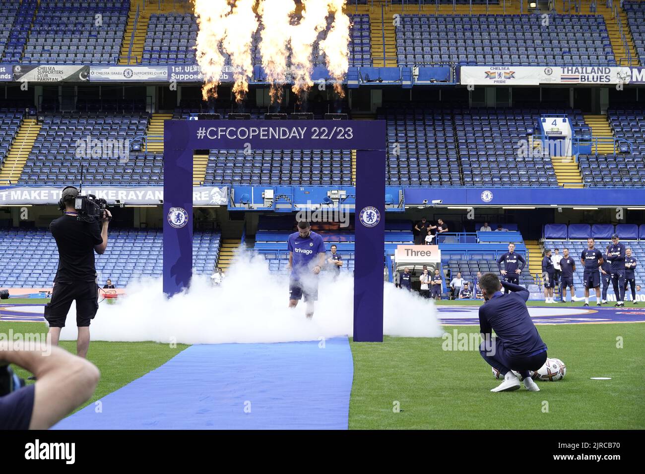 Fulham, London, UK. 23rd Aug, 2022. Chelsea Football Club first team ...