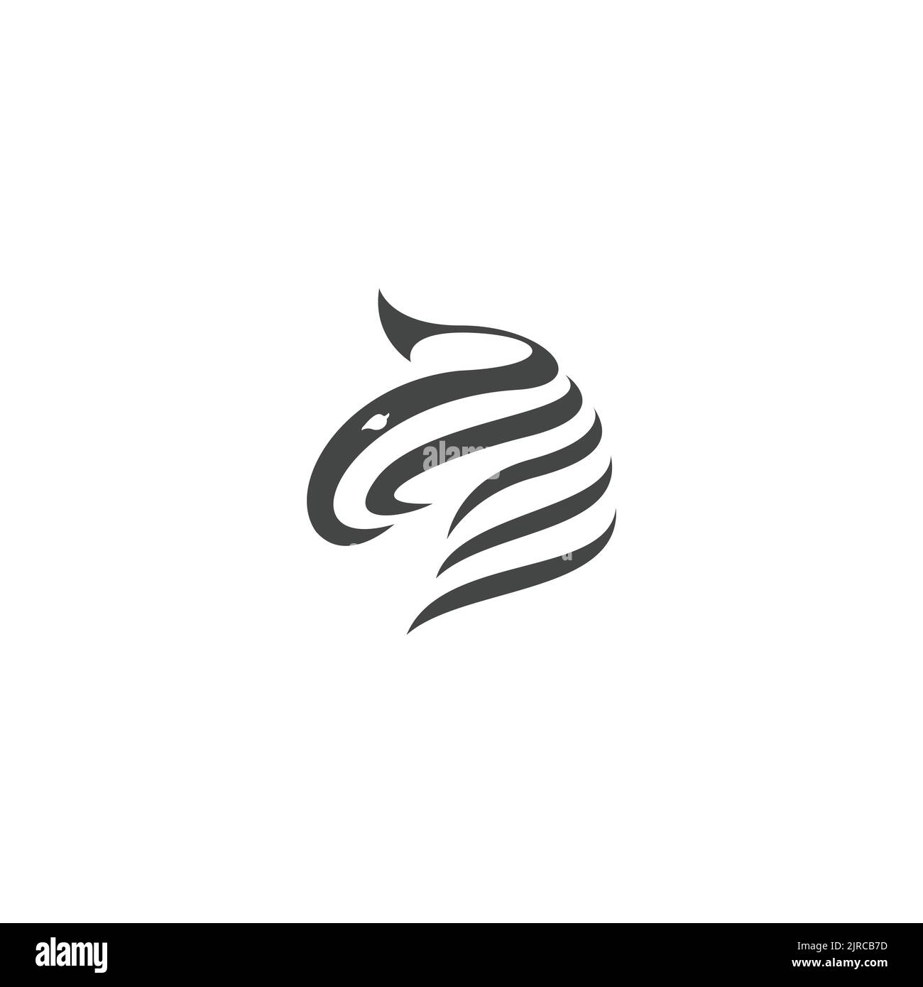 Zebra Logo Design Inspiration. Zebra logo on white background Stock ...