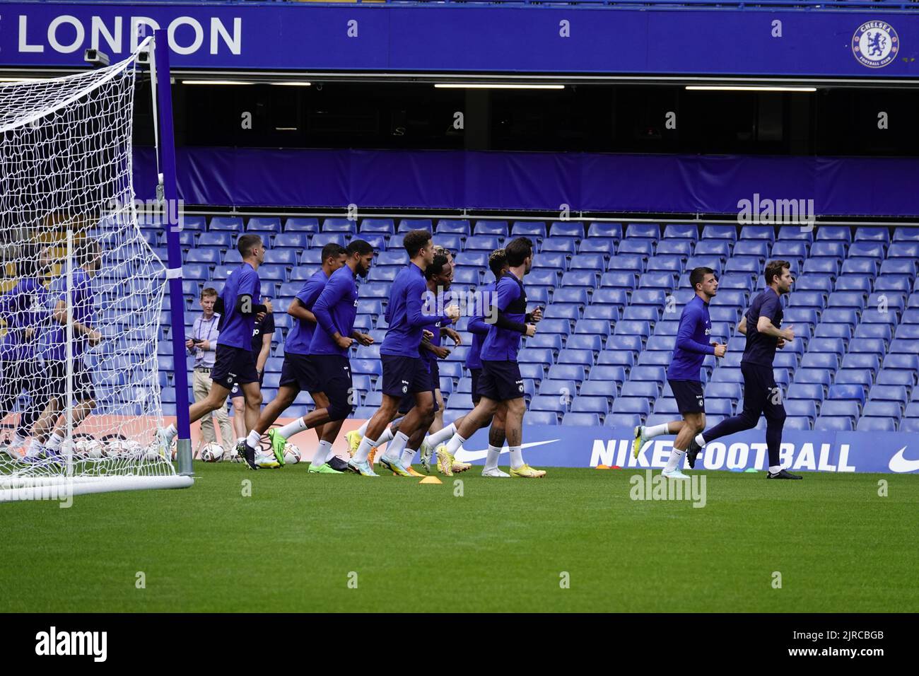 Fulham, London, UK. 23rd Aug, 2022. Chelsea Football Club first team ...
