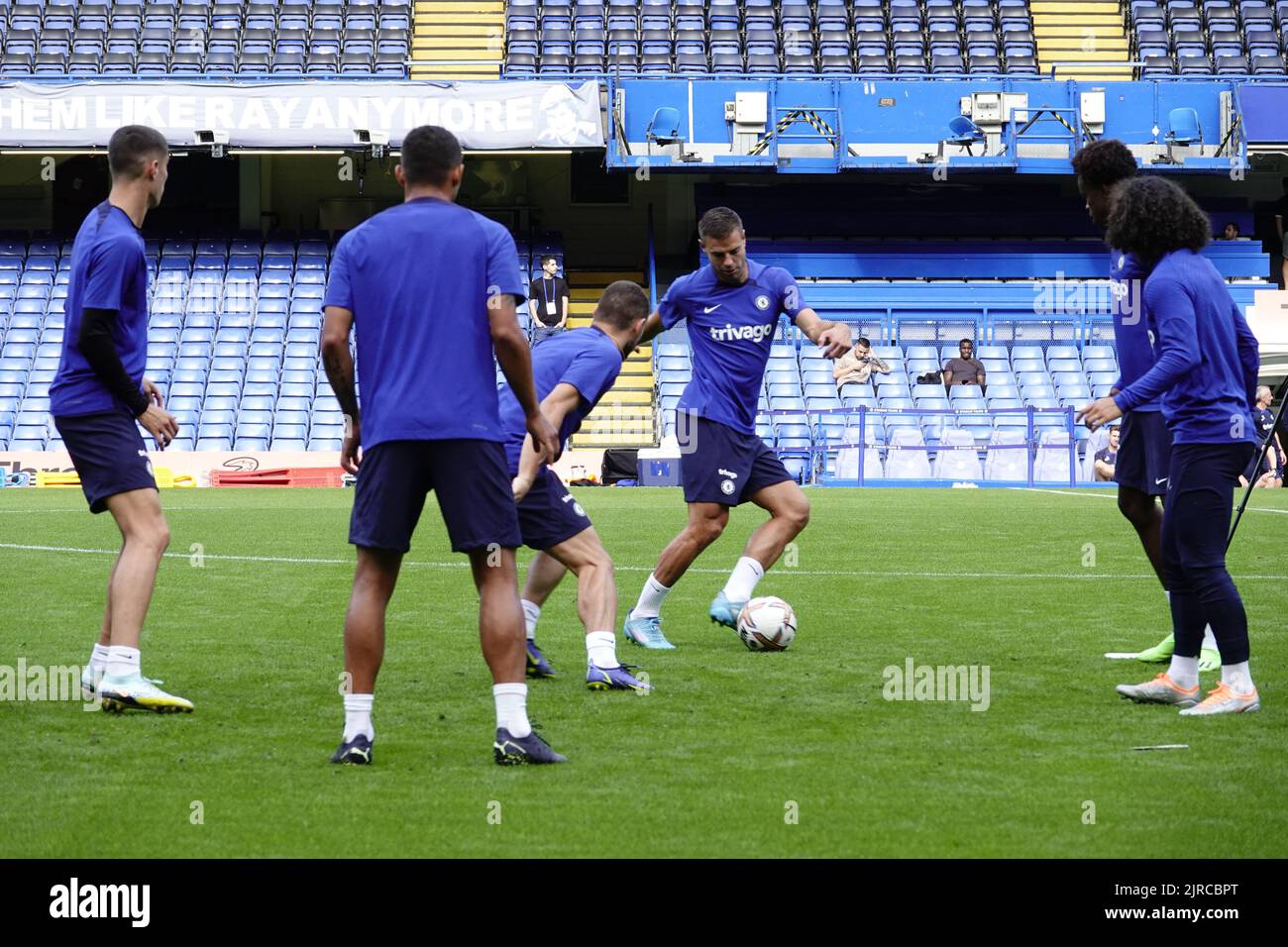 Fulham, London, UK. 23rd Aug, 2022. Chelsea Football Club first team ...
