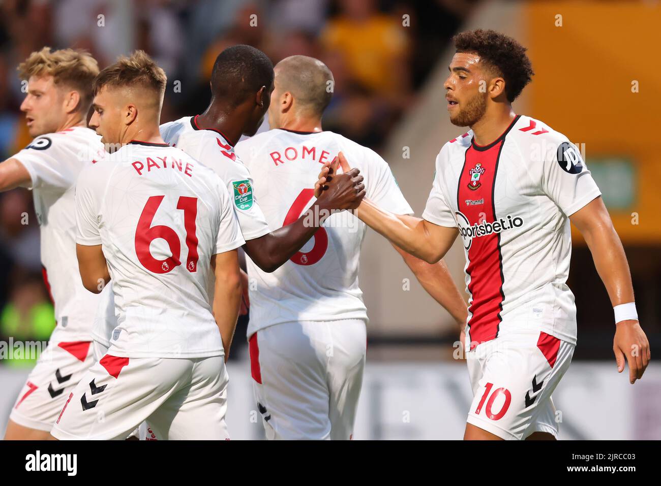 Abbey Stadium, Cambridge, UK. 23rd Aug, 2022. EFL Carabao Cup football ...
