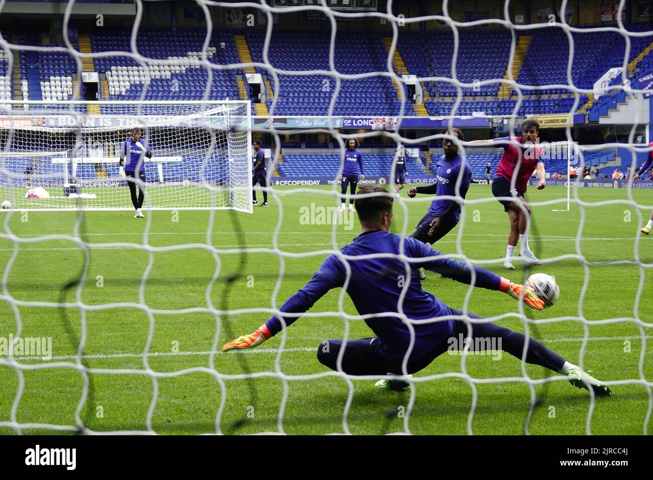 Fulham, London, UK. 23rd Aug, 2022. Chelsea Football Club first team ...