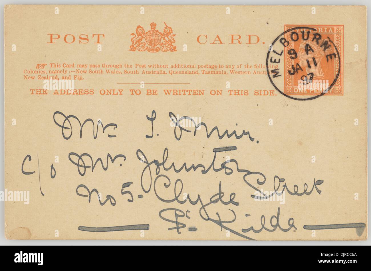 Untitled, Victoria, maker unknown Stock Photo - Alamy