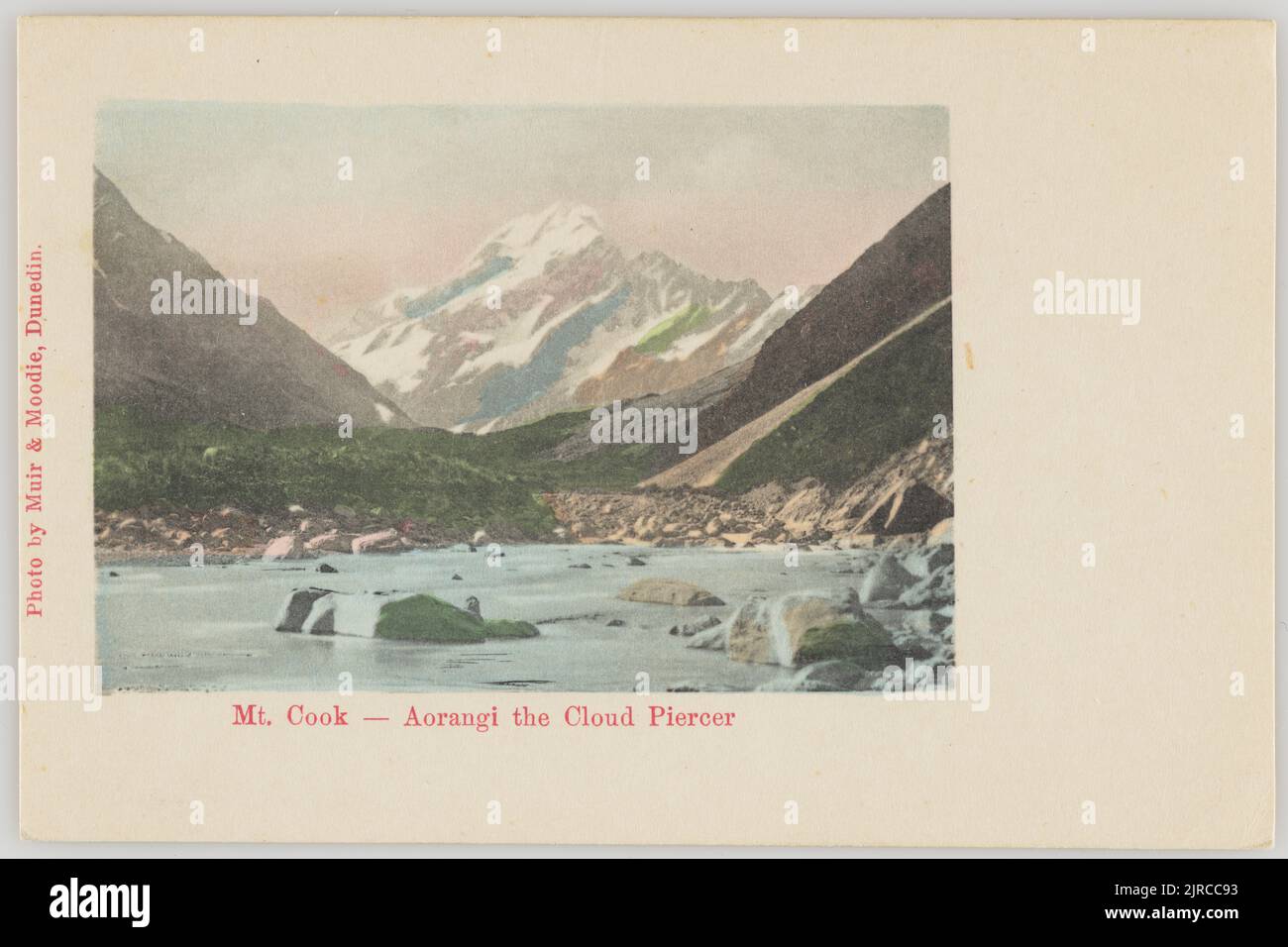 Mount Cook, Aorangi, The Cloud Piercer, 1900-1903, Dunedin, by Muir ...