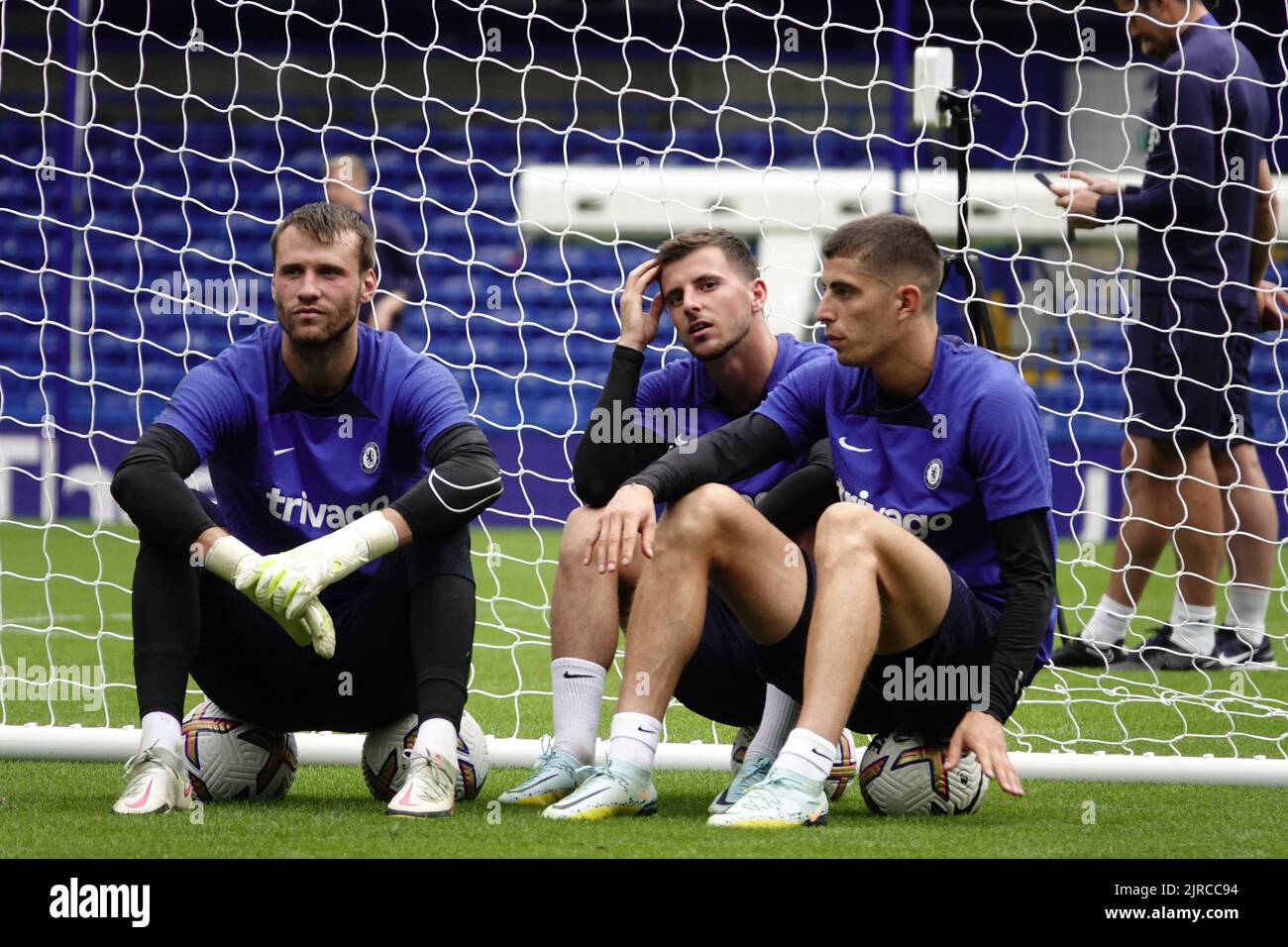 Fulham, London, UK. 23rd Aug, 2022. Chelsea Football Club first team ...