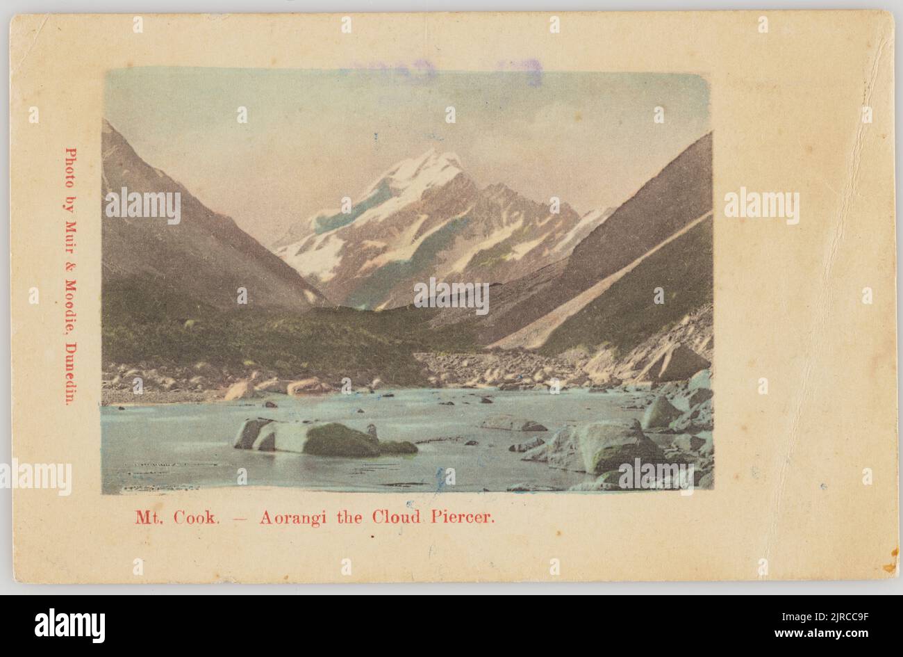 Mount Cook, Aorangi, The Cloud Piercer, 1900-1903, Dunedin, by Muir ...