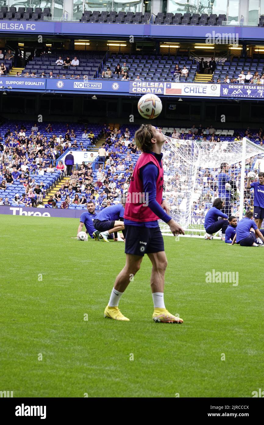 Fulham, London, UK. 23rd Aug, 2022. Chelsea Football Club first team ...