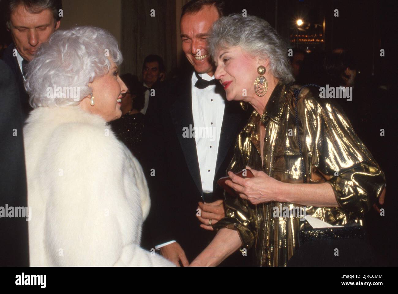 Barbara Stanwyck at the 43rd Annual Golden Globe Awards on January 24 ...