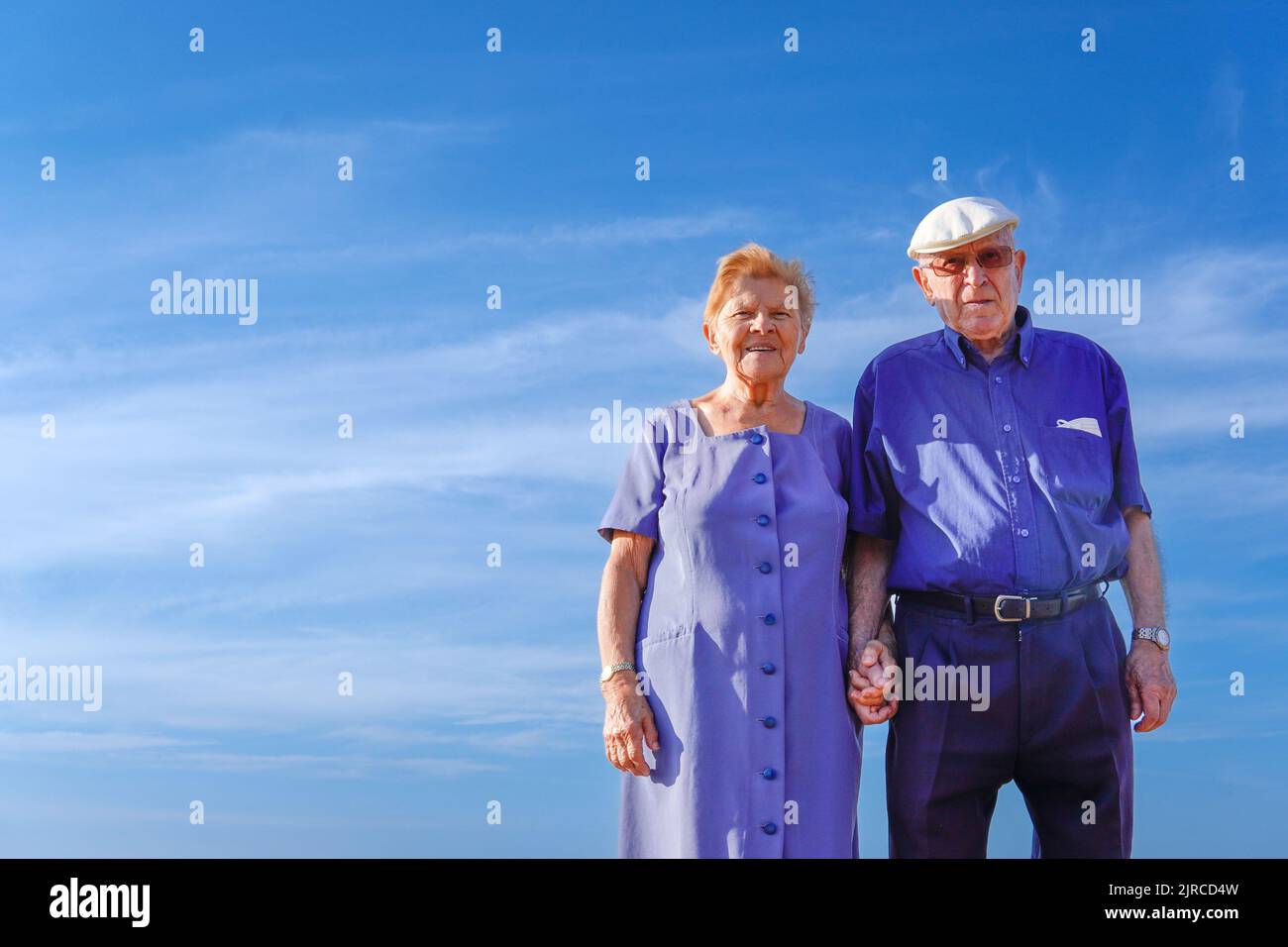older couple loving looking at camera Stock Photo - Alamy