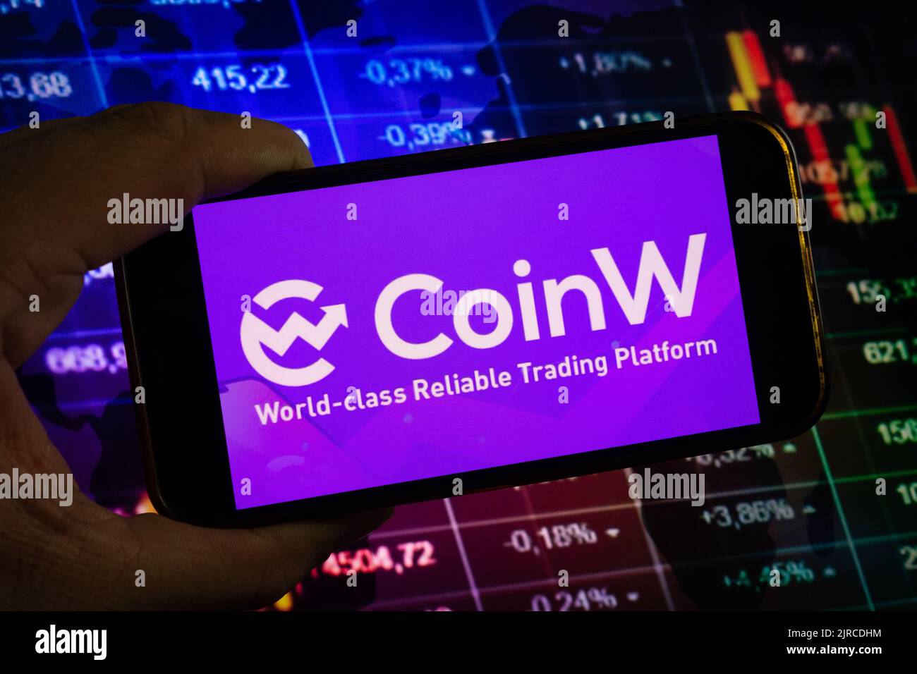 Coinw exchange hi-res stock photography and images - Alamy