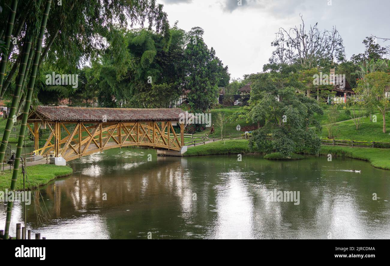Colombian natural park with many options for fun and hiking Stock Photo ...