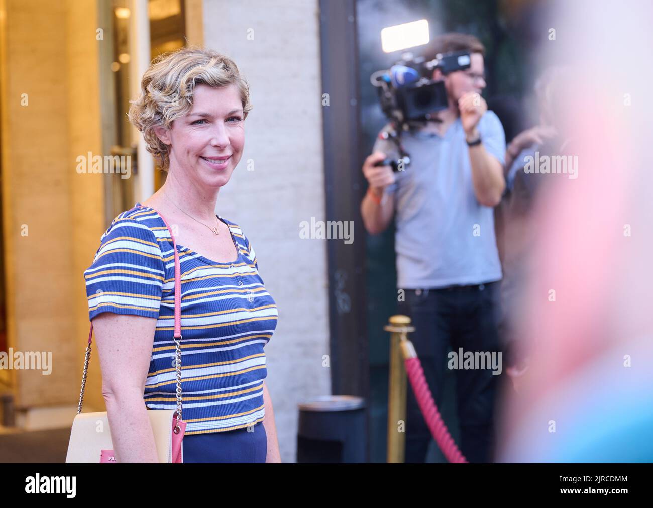 Berlin, Germany. 23rd Aug, 2022. Brigitte Zeh, actress, arrives at the ...