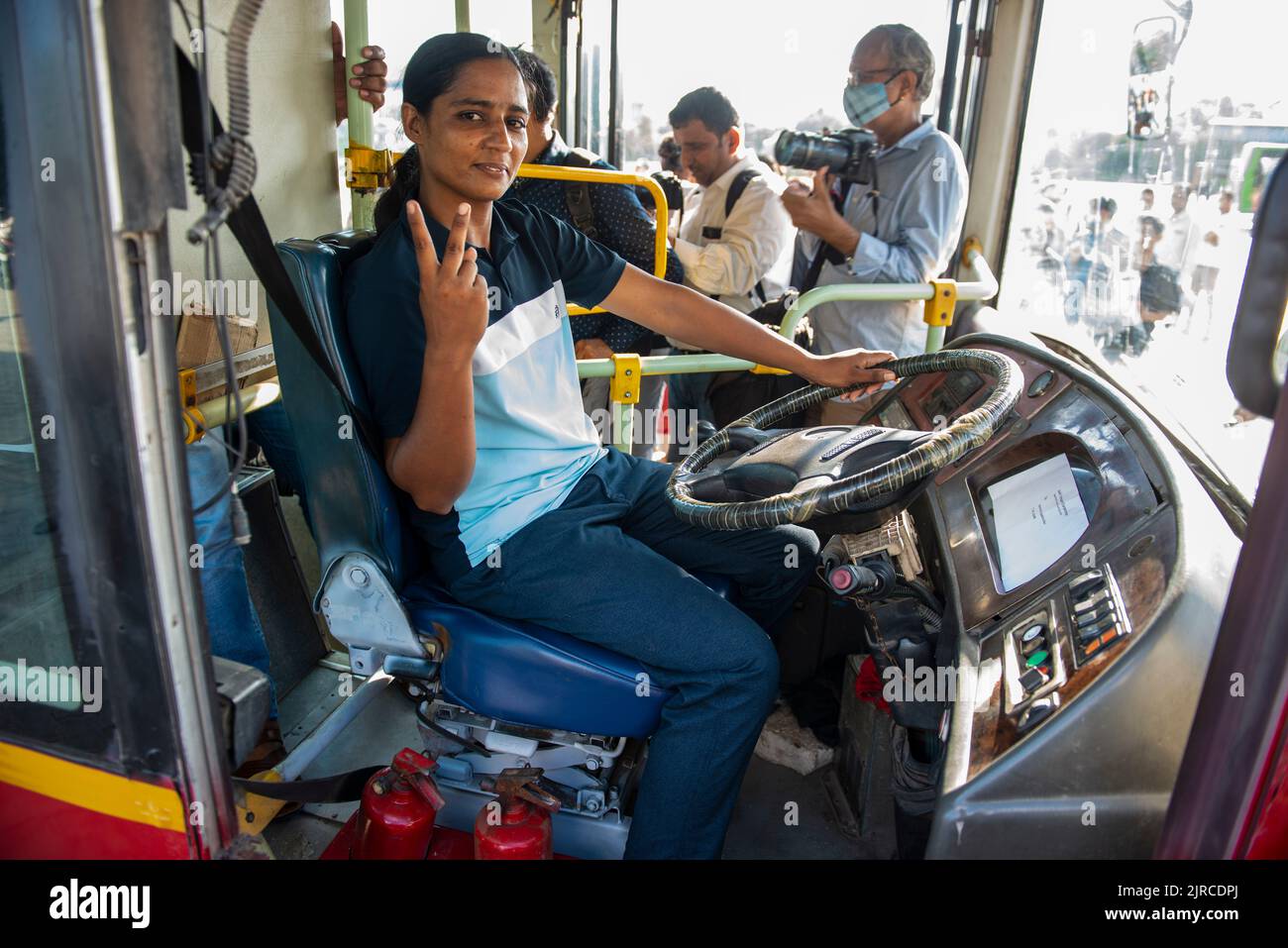 Bus driver training hi-res stock photography and images - Alamy