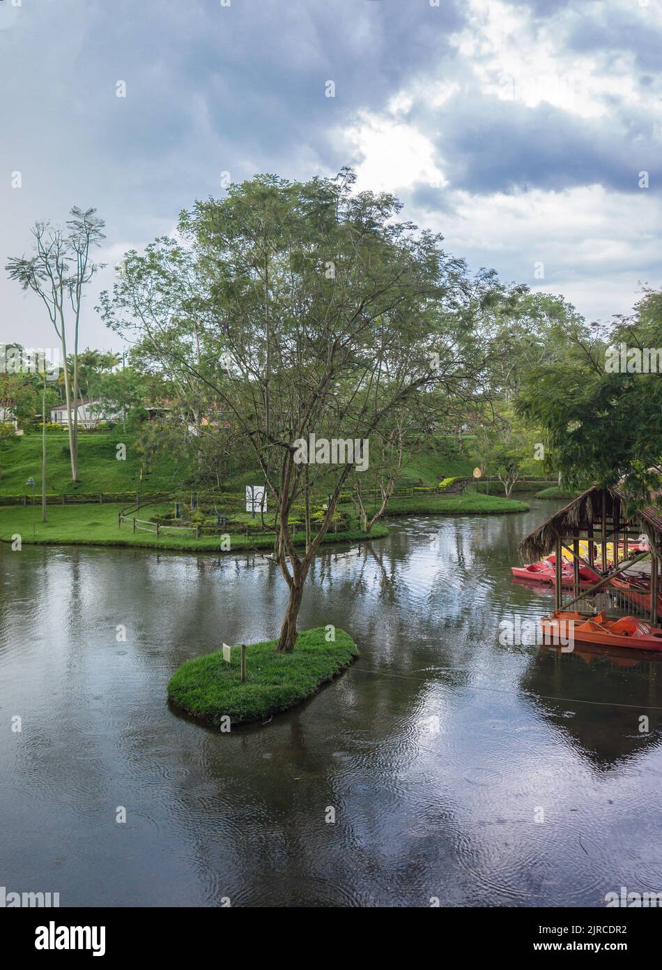Colombian natural park with many options for fun and hiking Stock Photo ...