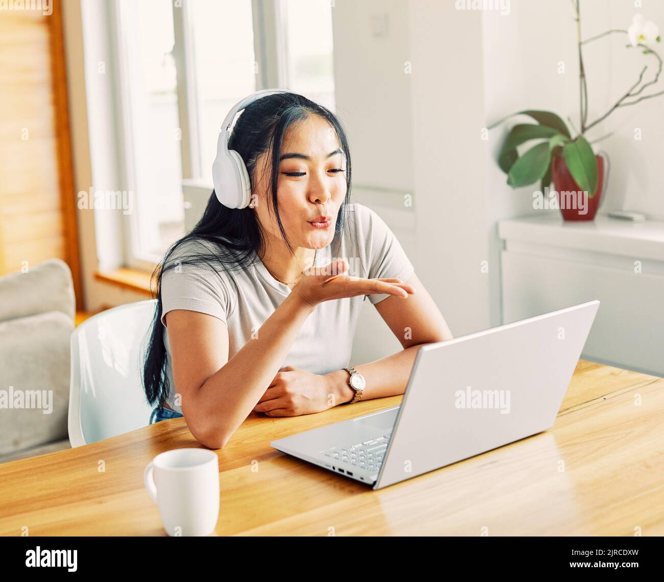 Student technology video conference hi-res stock photography and images ...