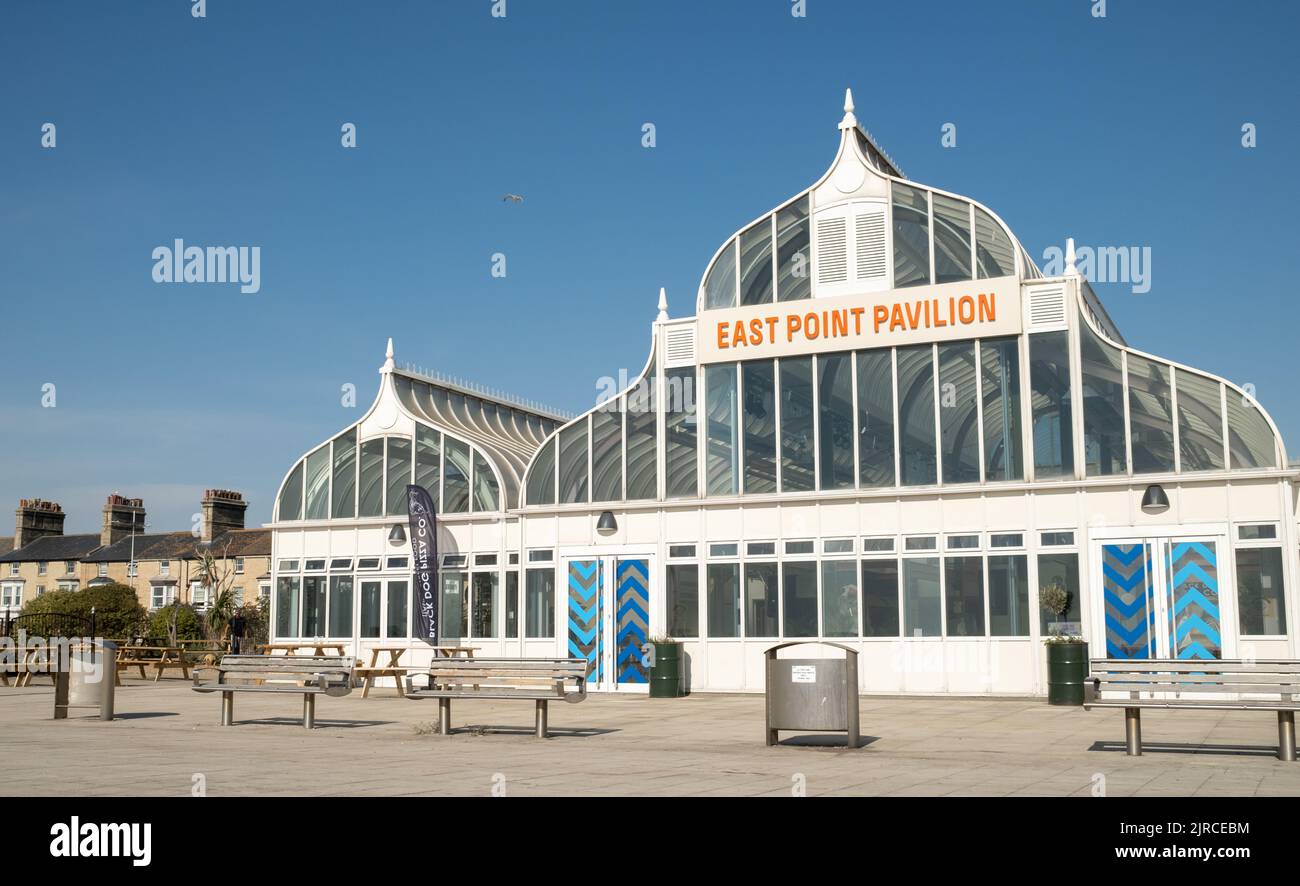 Lowestoft, Suffolk, UK – August 14 2022. The exterior of the East Point ...