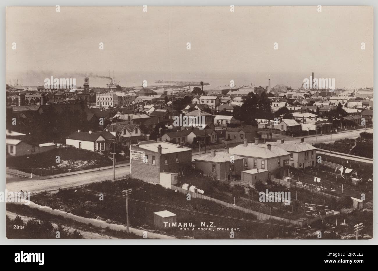 Timaru, New Zealand, 1912, Timaru, by Muir & Moodie Stock Photo - Alamy