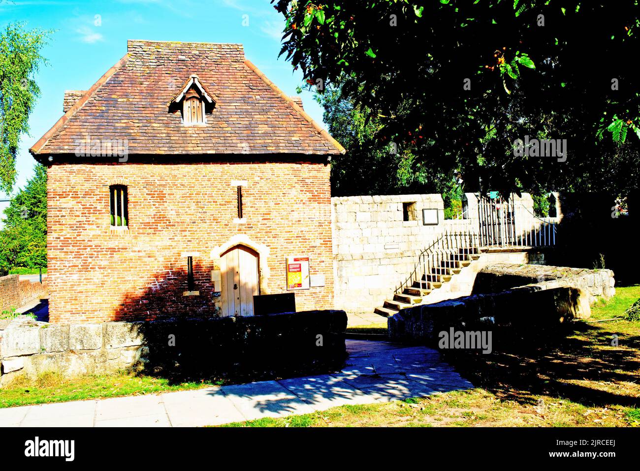 The Red Tower house, Foss Island, York, England Stock Photo - Alamy
