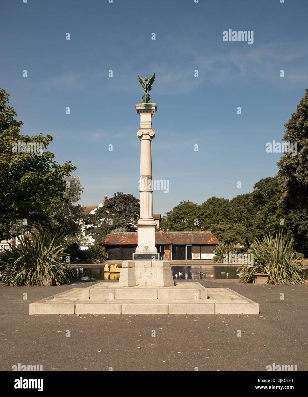 Lowestoft, Suffolk, UK – August 14 2022. Peter Pan statue in the ...