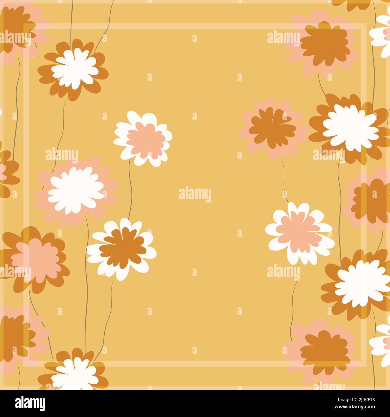 Print for kerchief, bandana, scarf, handkerchief, shawl, neck scarf ...